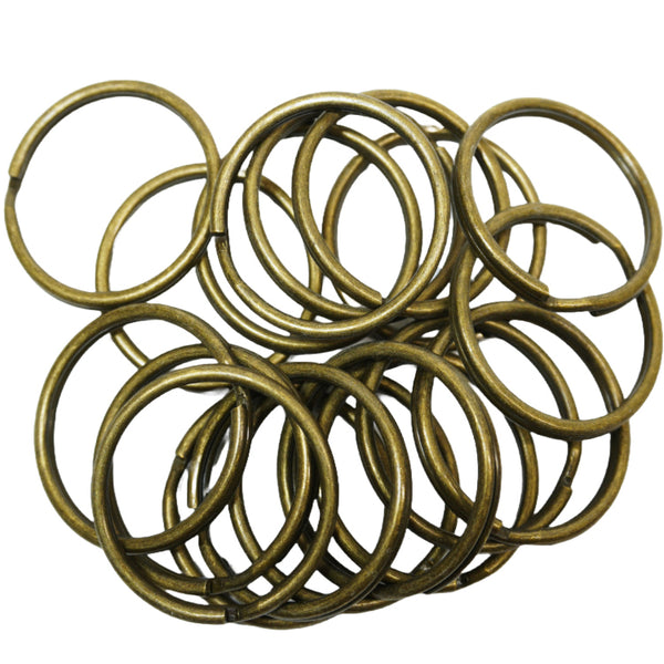 1" Bronze Key Rings – Perfect for Crafting & Paracord Projects ...