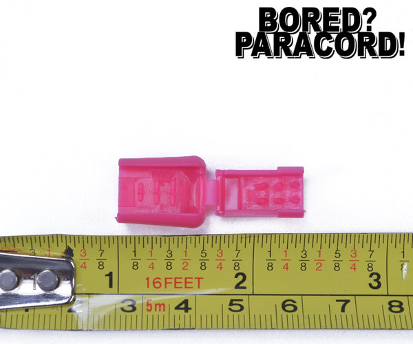 Pink Zipper Pull – BoredParacord.com
