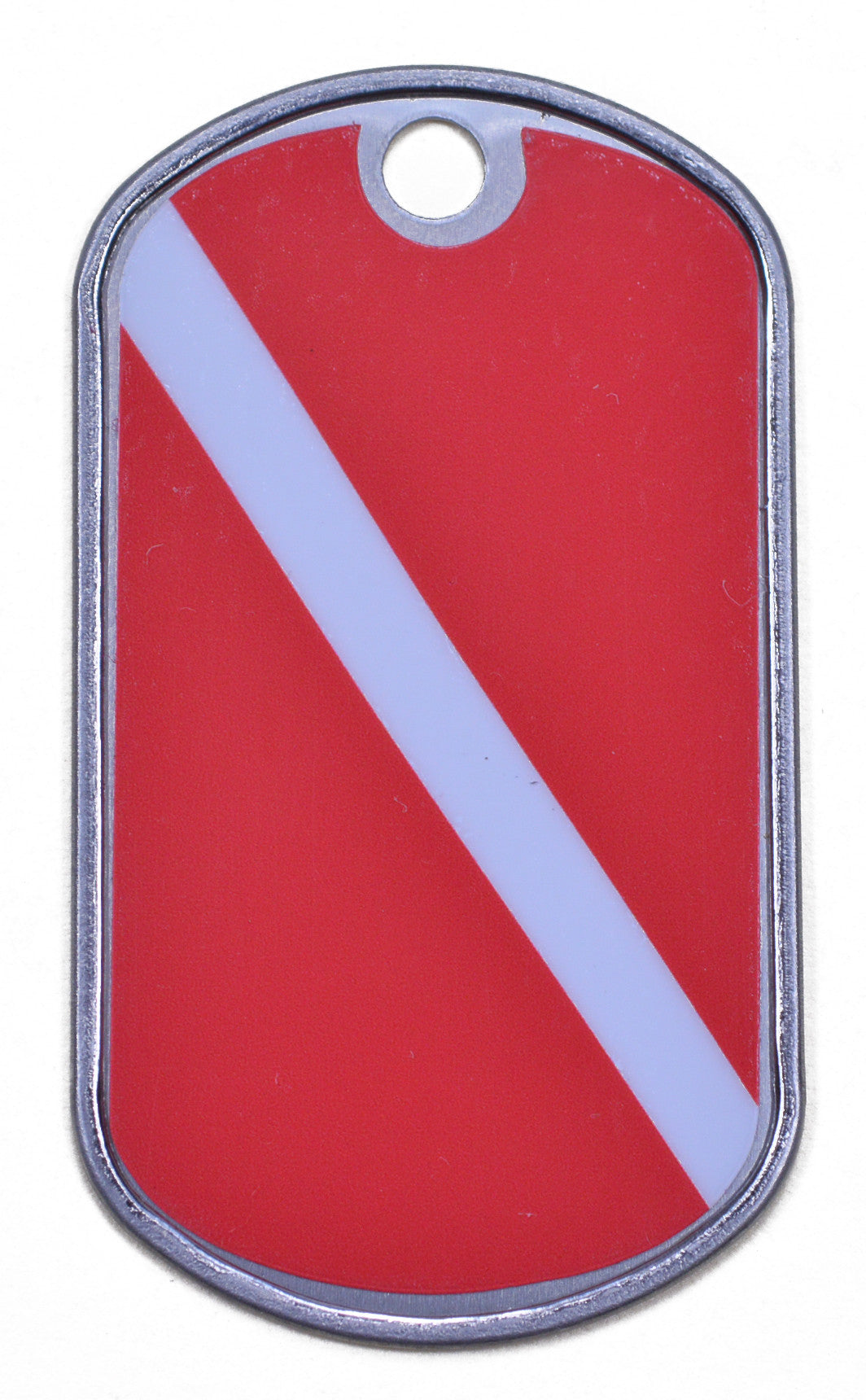 Diver Flag Dog Tag – BoredParacord.com