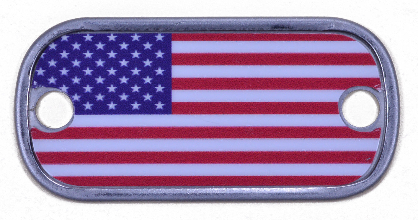 American Flag Dog Tag – BoredParacord.com
