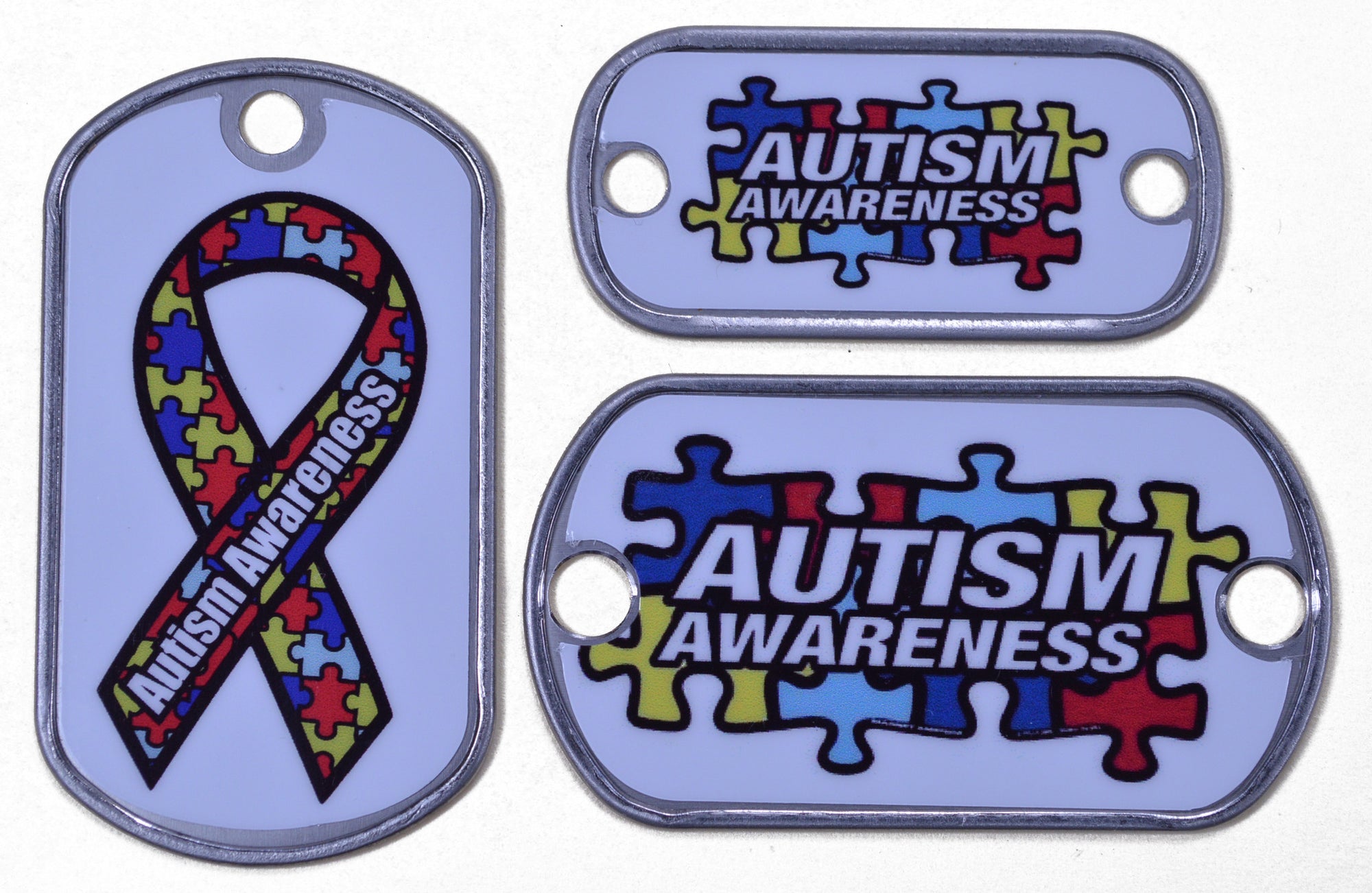 Autism Awareness Dog Tag – BoredParacord.com