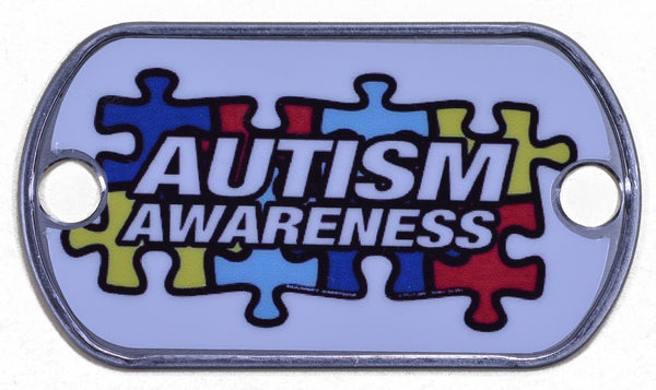 Autism Awareness Dog Tag – BoredParacord.com