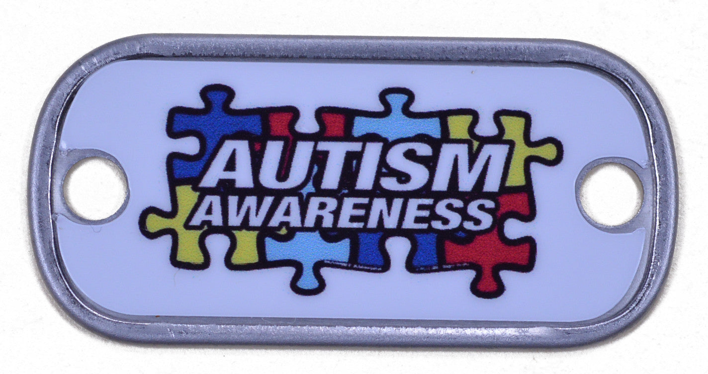 Autism Awareness Dog Tag – BoredParacord.com