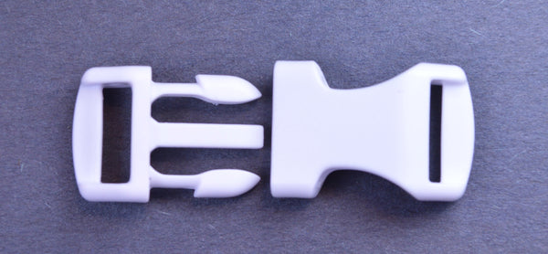 1/2" White Buckles – BoredParacord.com
