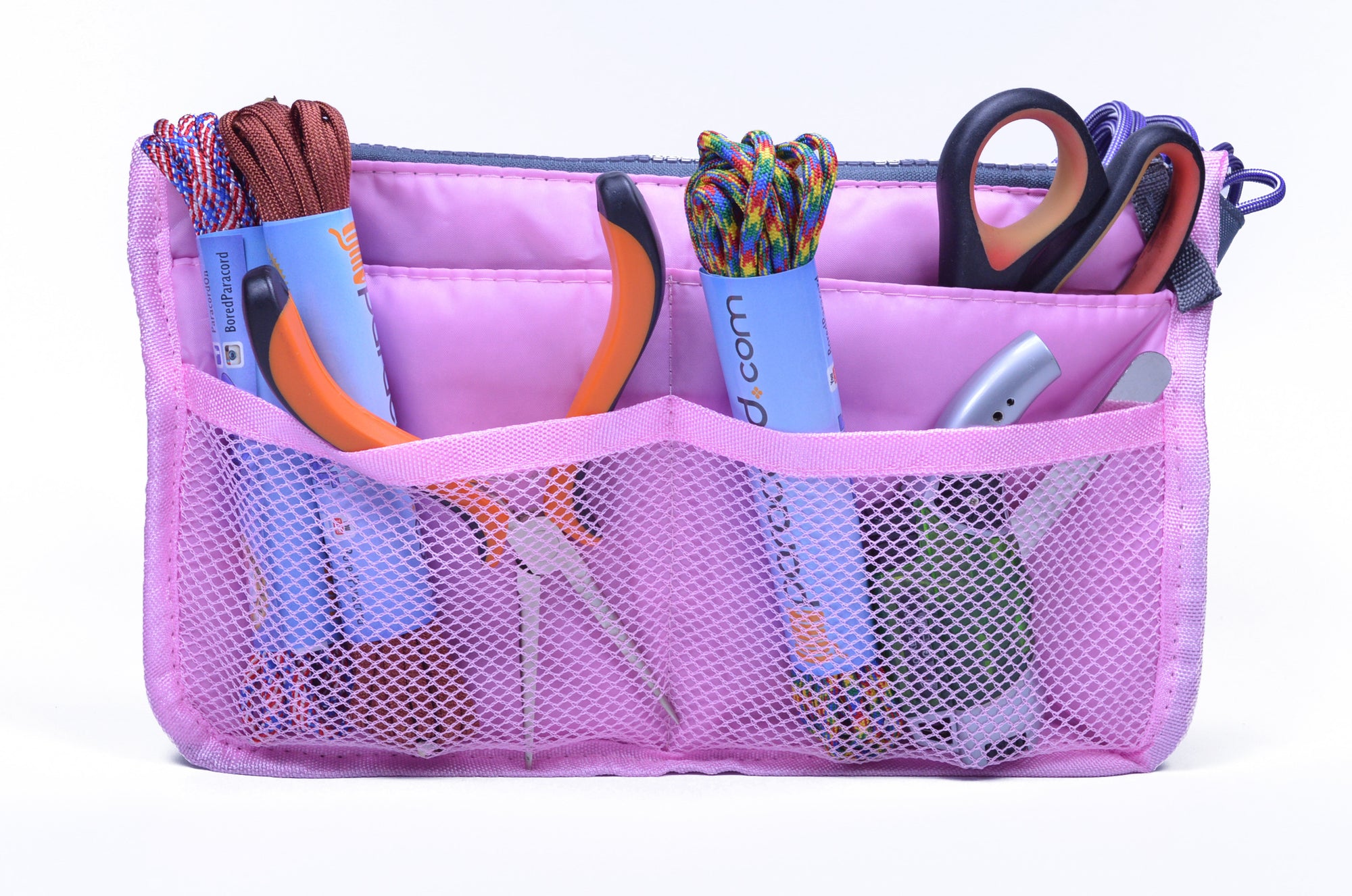 Gray and Pink Tool Pouch – BoredParacord.com