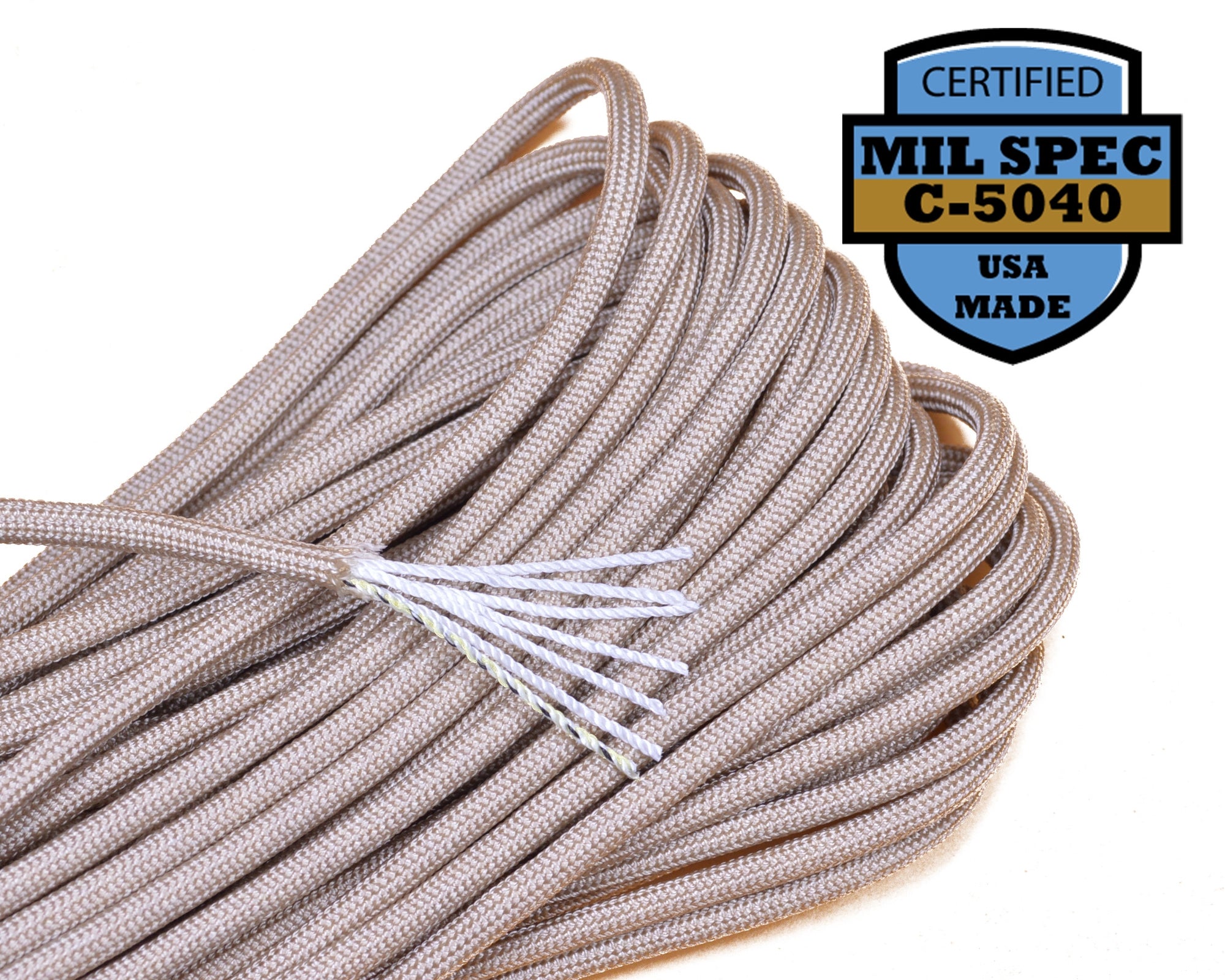 REAL MILSPEC - Mil-Spec Desert Tan Paracord - BoredParacord ...